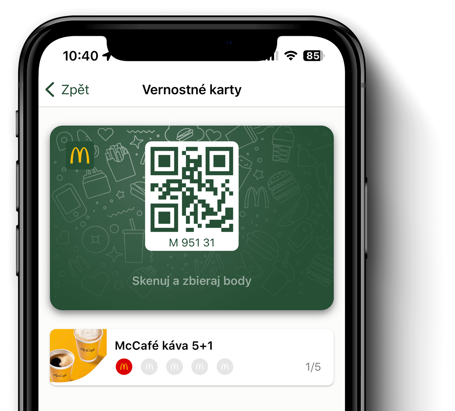 Aplikácia McDonald's | McDonald's SK